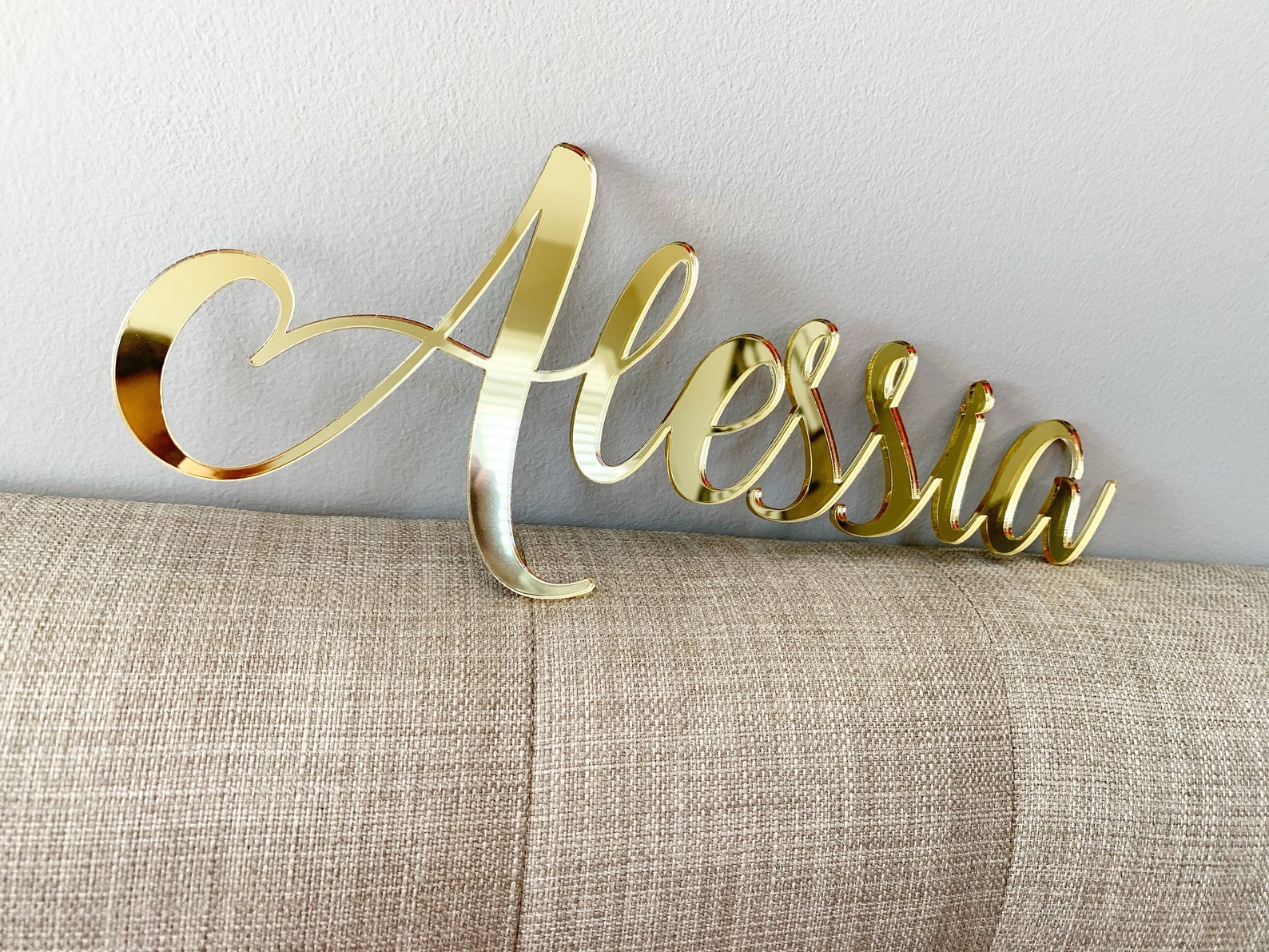 Laser Cut Acrylic Name Wall Decor Event Decor for Backdrop - Etsy Canada