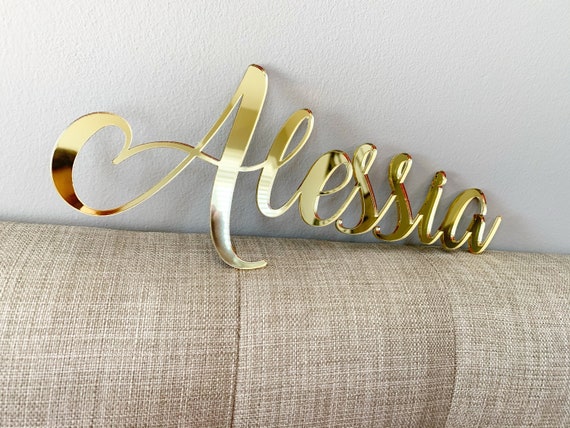 Laser Cut Acrylic Name Wall Decor Event Decor for Backdrop - Etsy Canada