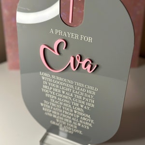 Personalized Modern Oval Religious Sign Baptism, First Communion ...