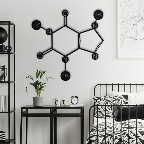 Caffeine Molecule - Etsy
