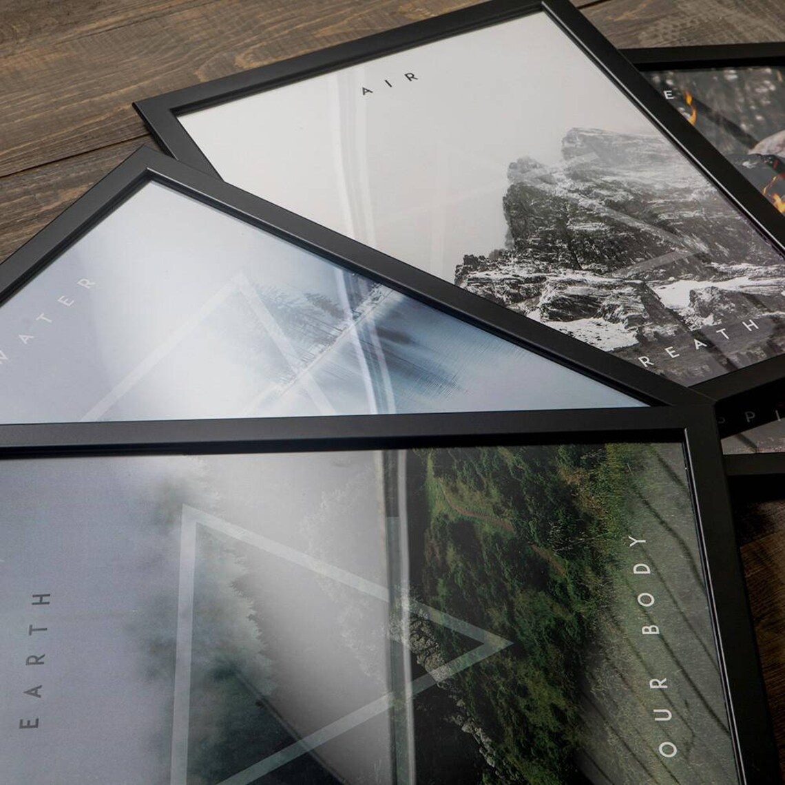 Four Elements Poster Set Print Affiche Plakat Wall Art - Etsy