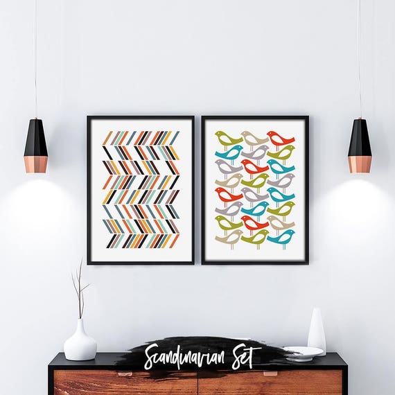 Scandinavian Poster Set Print Affiche Plakat Wall Art - Etsy