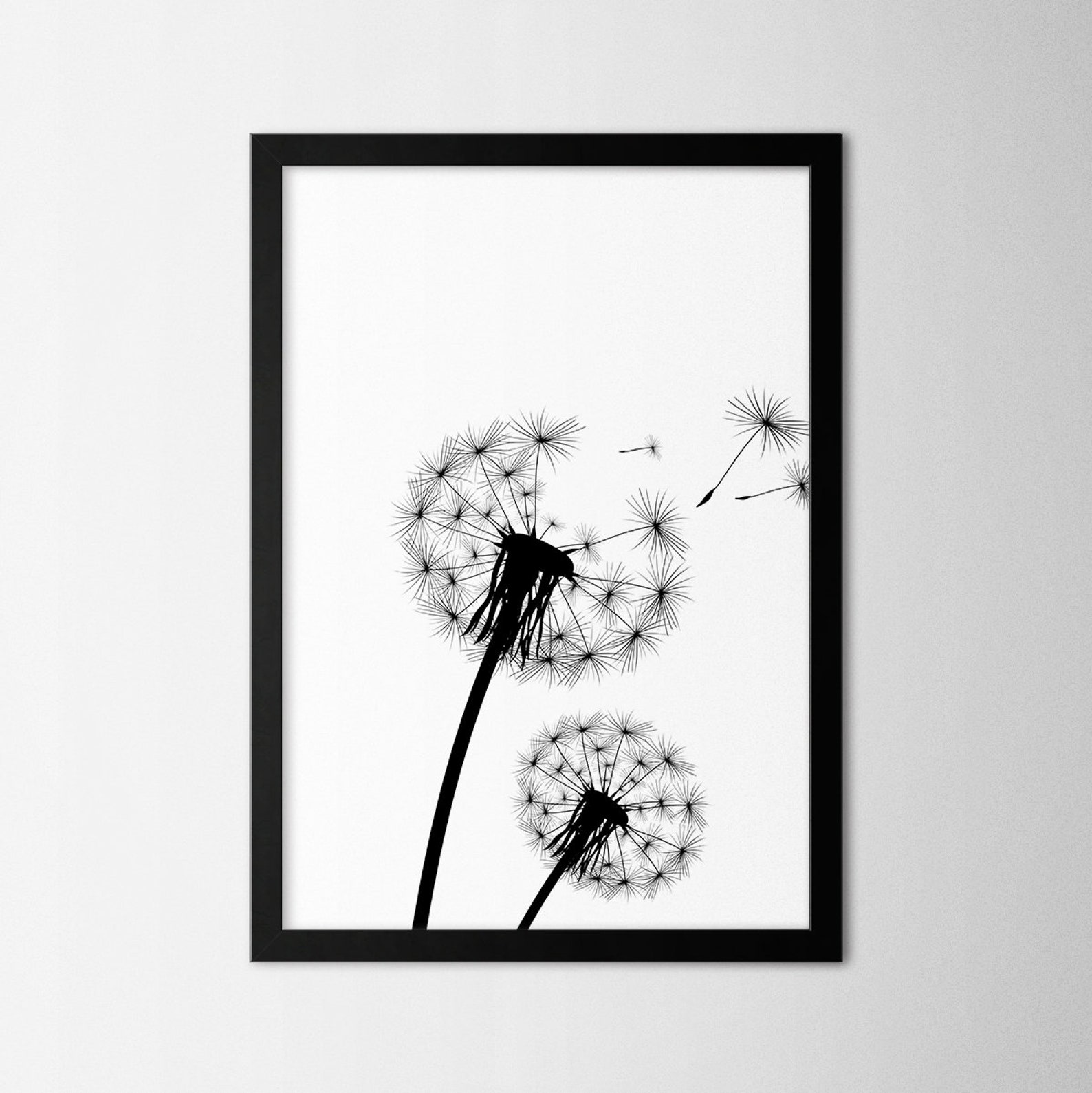 Dandelion Poster Set Print Affiche Plakat Wall Art Wall - Etsy