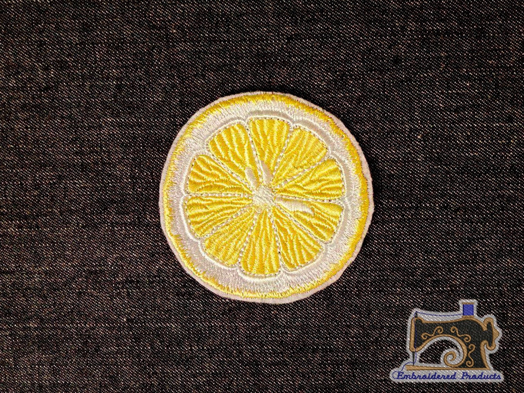 Lemon Patch Embroidered Patch Iron on Patch Sew on Patch - Etsy