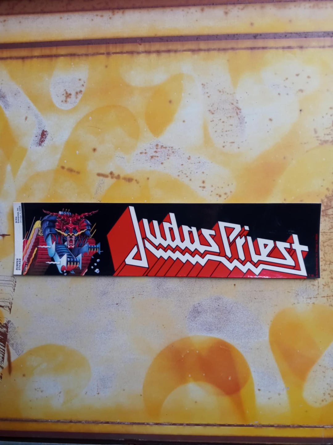 Vintage NOS JUDAS PRIEST Bumper Sticker 1984 Heavy Metal - Etsy