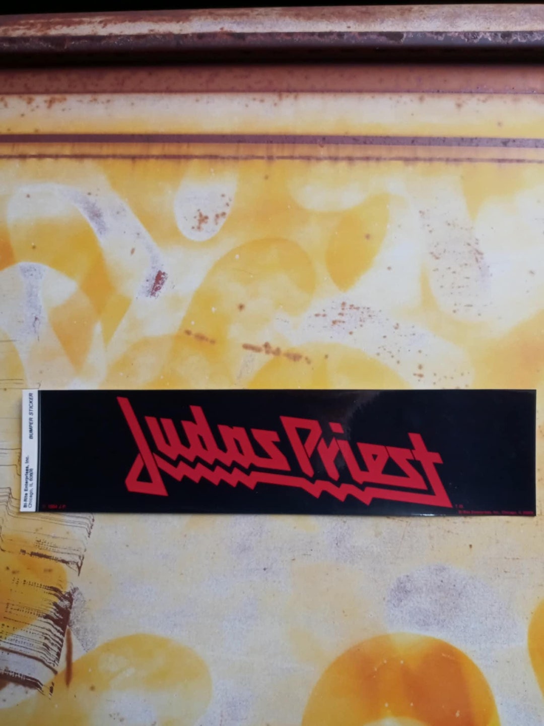 Vintage NOS JUDAS PRIEST Bumper Sticker 1984 Heavy Metal - Etsy