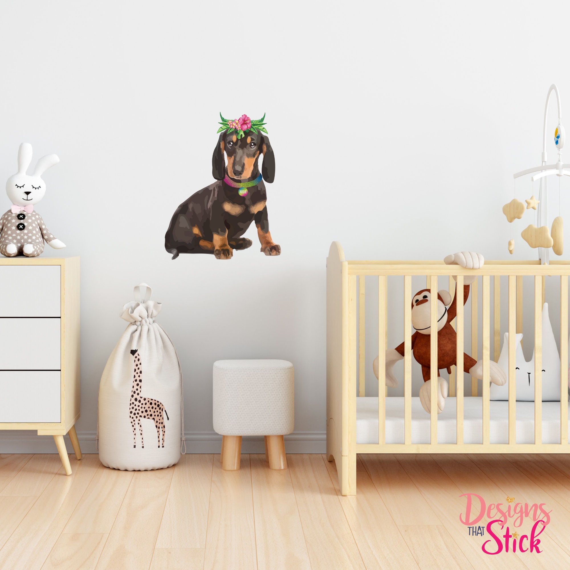 Dachshund Sausage Dog Accessories Wall Safe Repositionable - Etsy