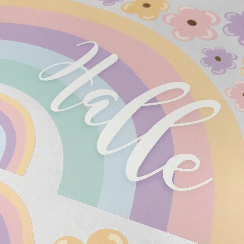 Rainbow Decal - Etsy