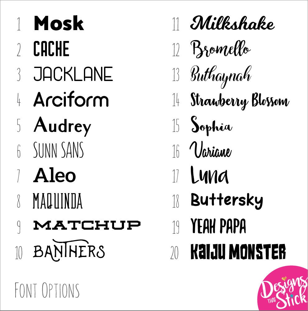 Car Sign Writing Decal Stickers, Custom Made Permanent Vinyl Decal for ...