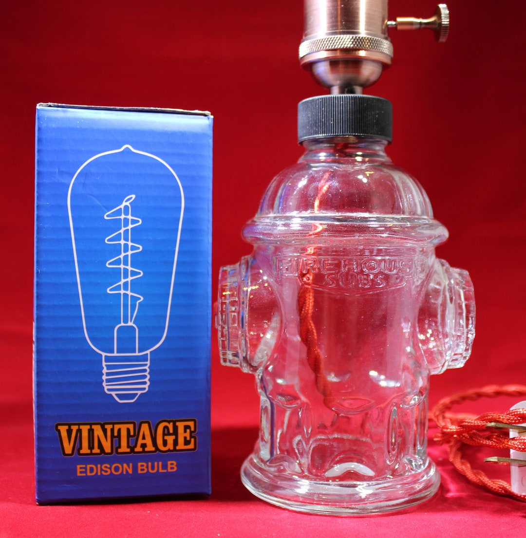 Original Firehouse Sub " Pepper Sauce " Table Lamp. - Etsy
