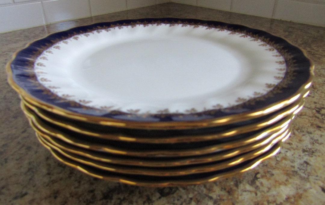 Sets of TWO Rare Winterling Bavaria Genuine Echt Cobalt Blue/gold ...
