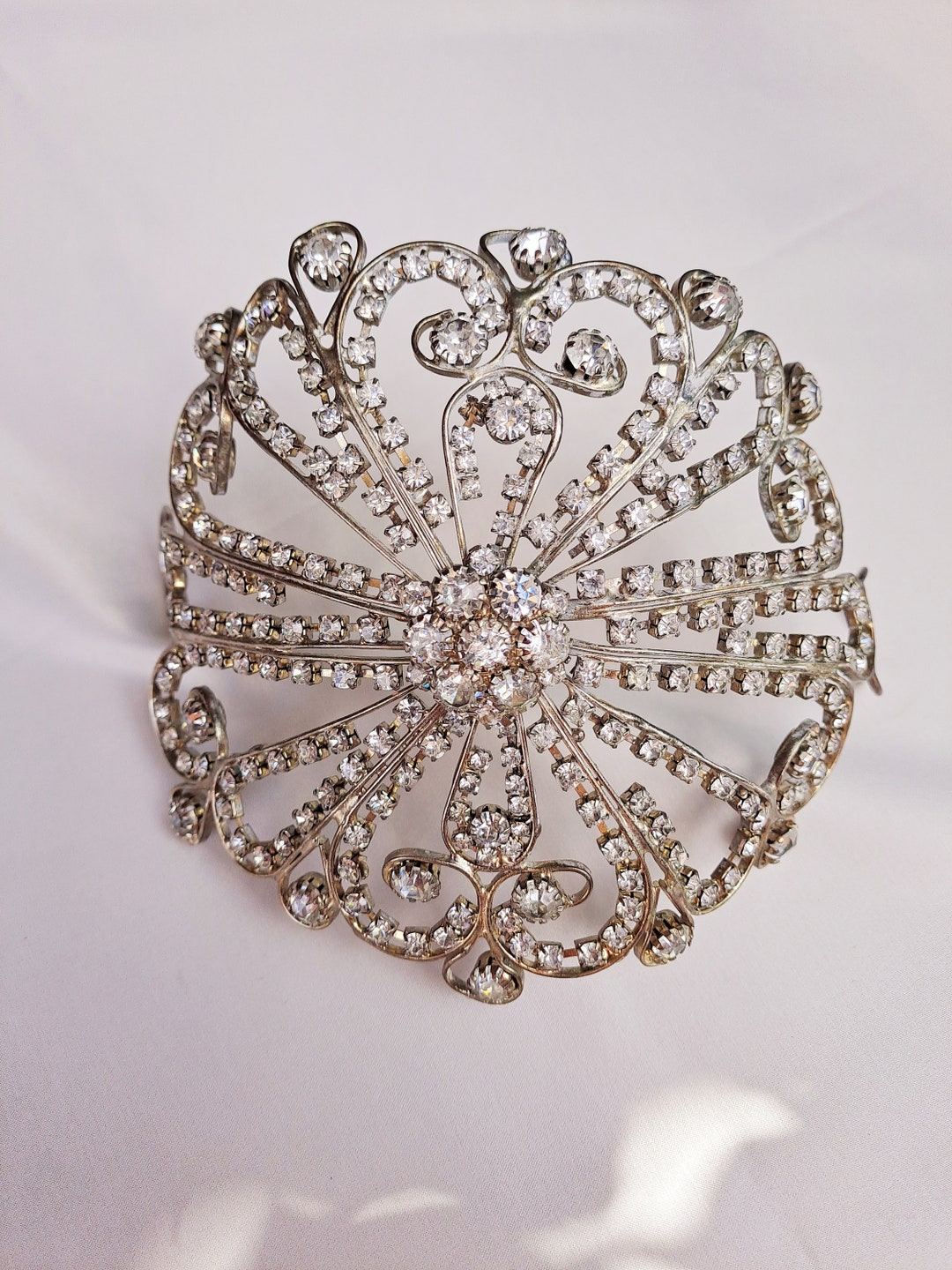 Sublime Art Deco Headpiece, All in Rhinestones for 1920s Evenings. - Etsy