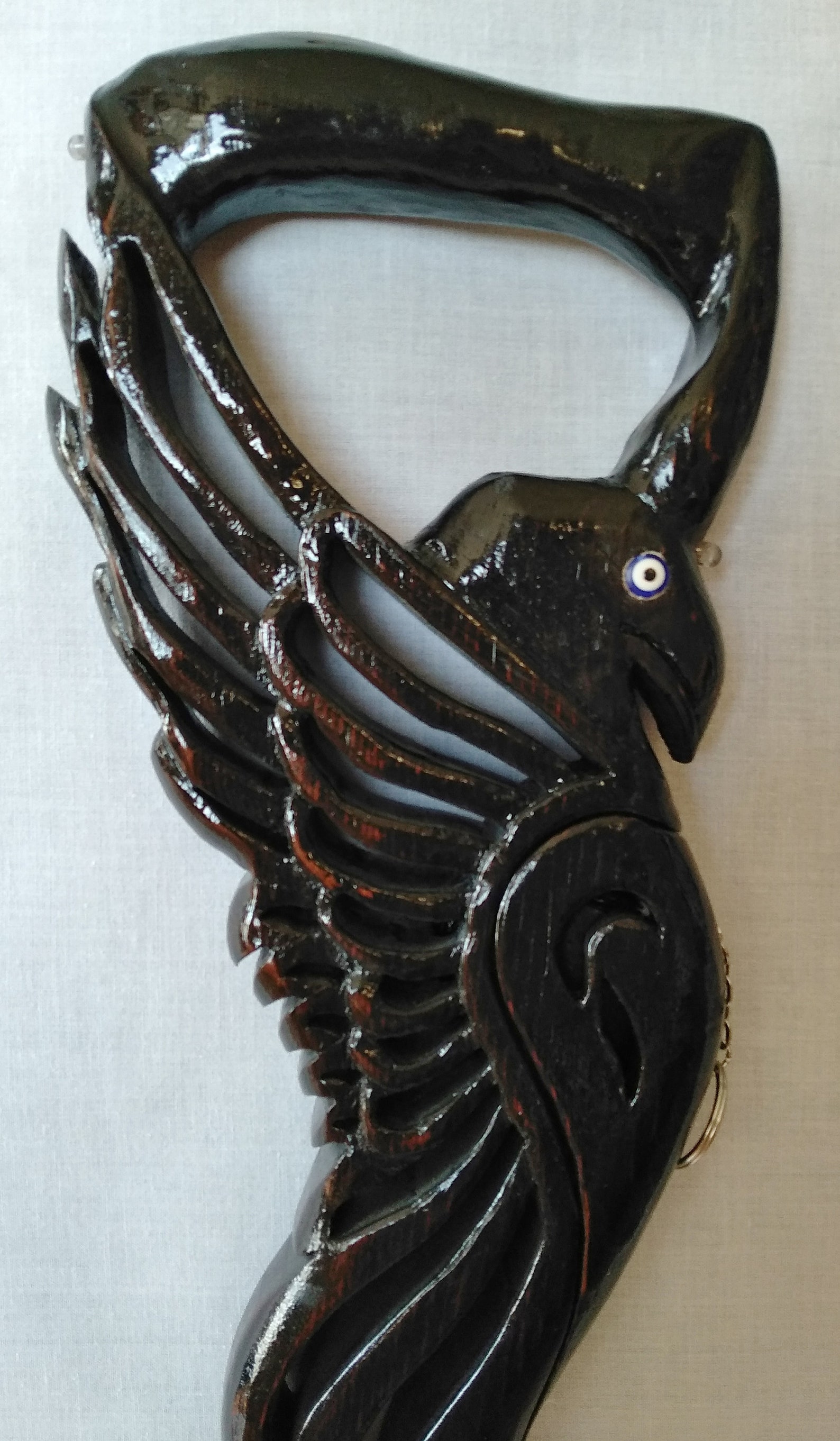 Black Phoenix Walking Cane - Etsy