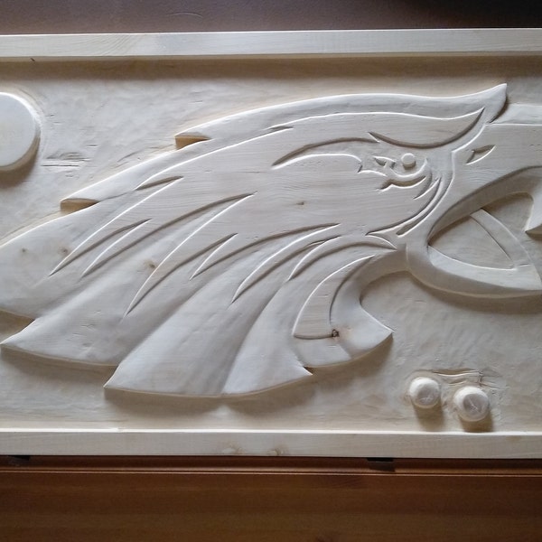 Eagle Wood Carving - Etsy