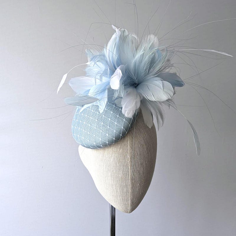 Light Blue Derby Hat - Etsy
