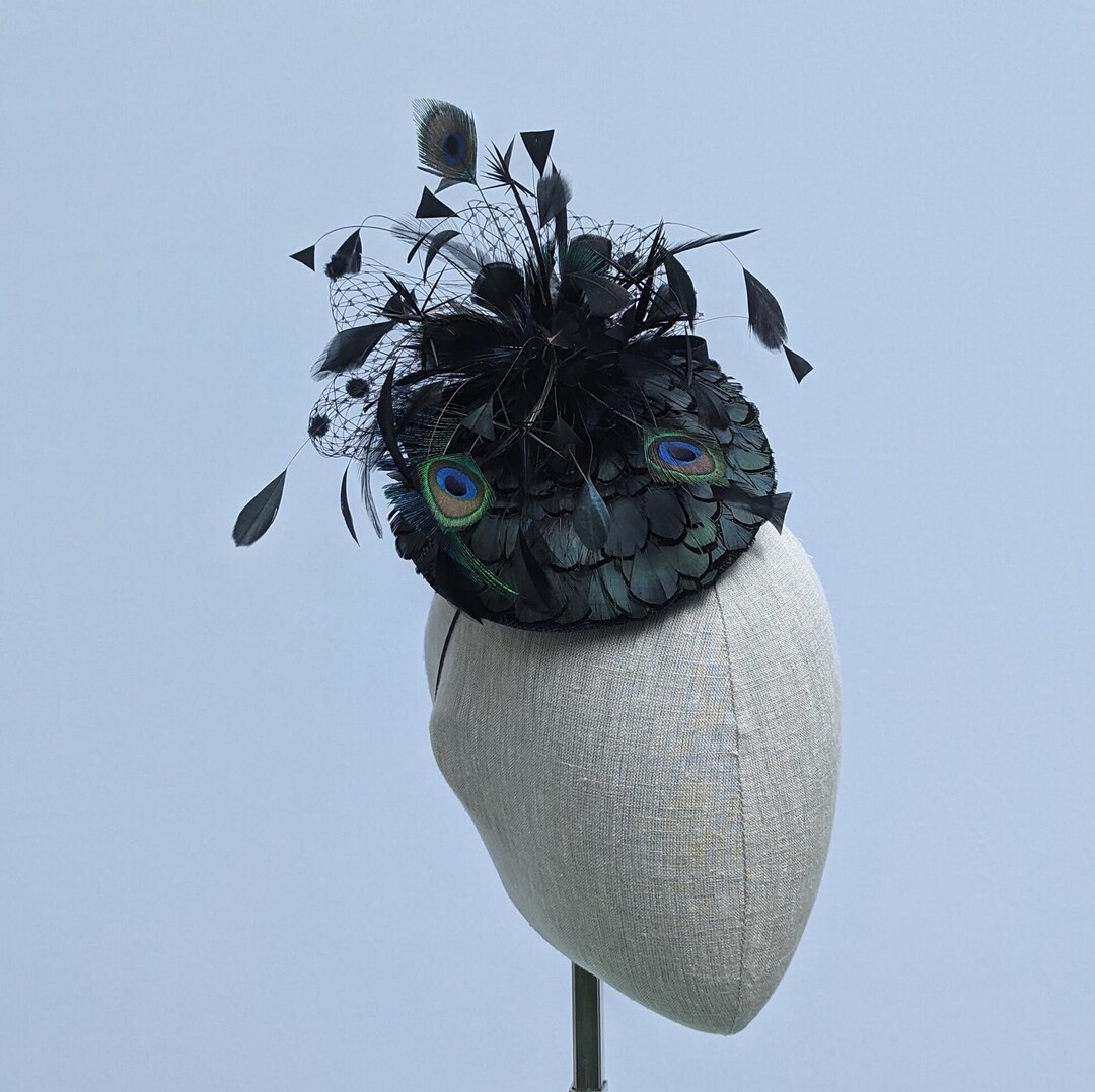 Lady Amhurst Kentucky Derby Hat. Mother of the Bride Peacock Fascinator ...
