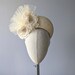 CUSTOMIZE COLORS Cream Crown Style Kentucky Derby Headpiece. Wedding ...