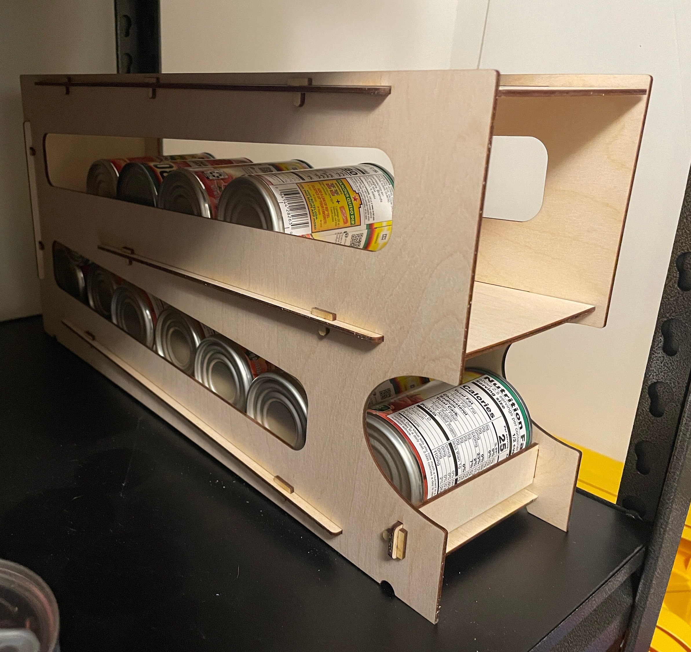CR-1 Wooden Can Rack Dispenser Organizer - Etsy