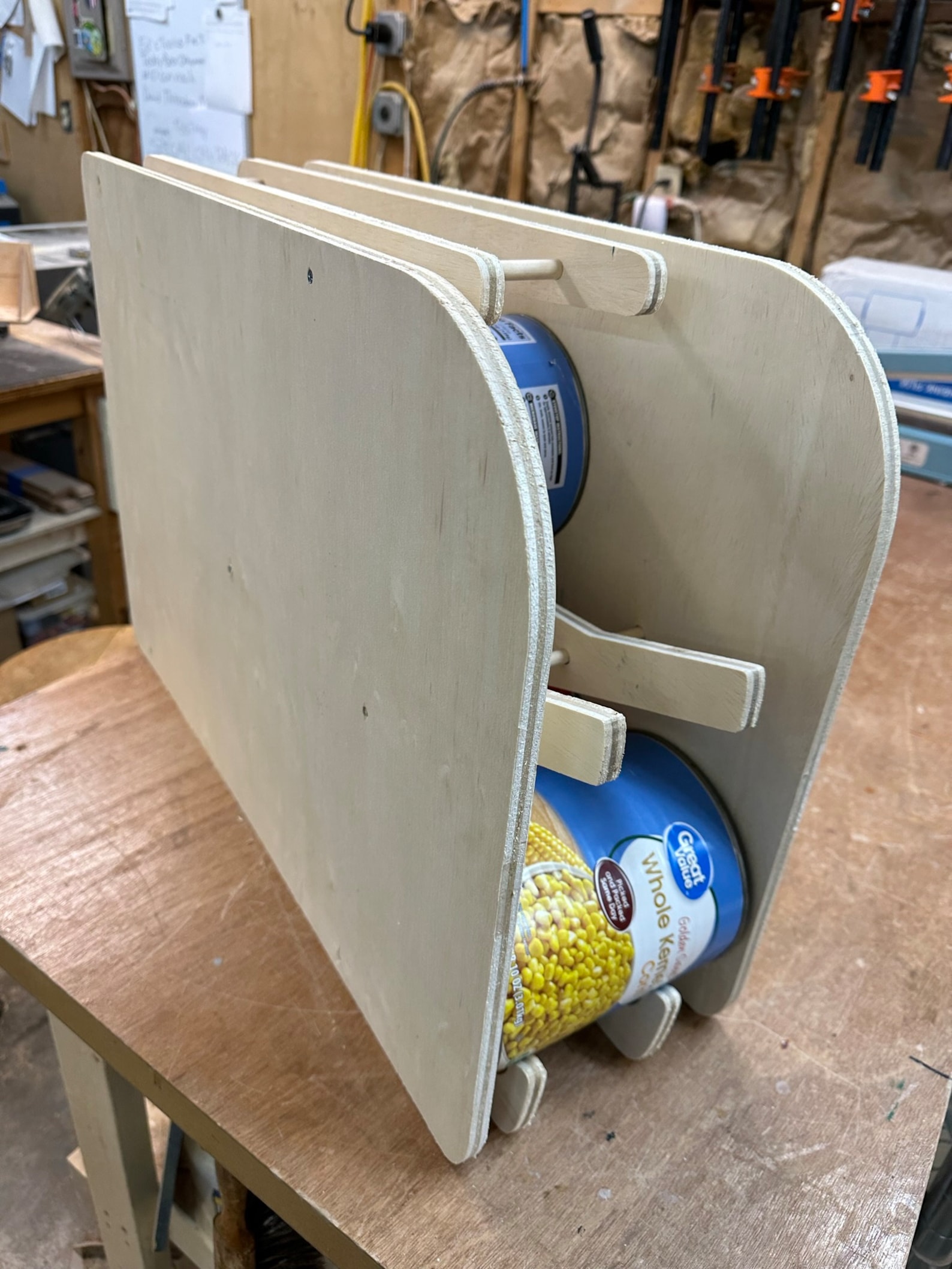 HDCR-6 Rotating Can Rack | Pantry Organization | Prepper Storage ...