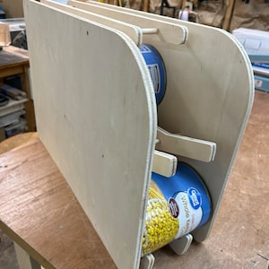 HDCR-6 Rotating Can Rack | Pantry Organization | Prepper Storage ...