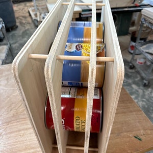 HDCR-6 Rotating Can Rack | Pantry Organization | Prepper Storage ...