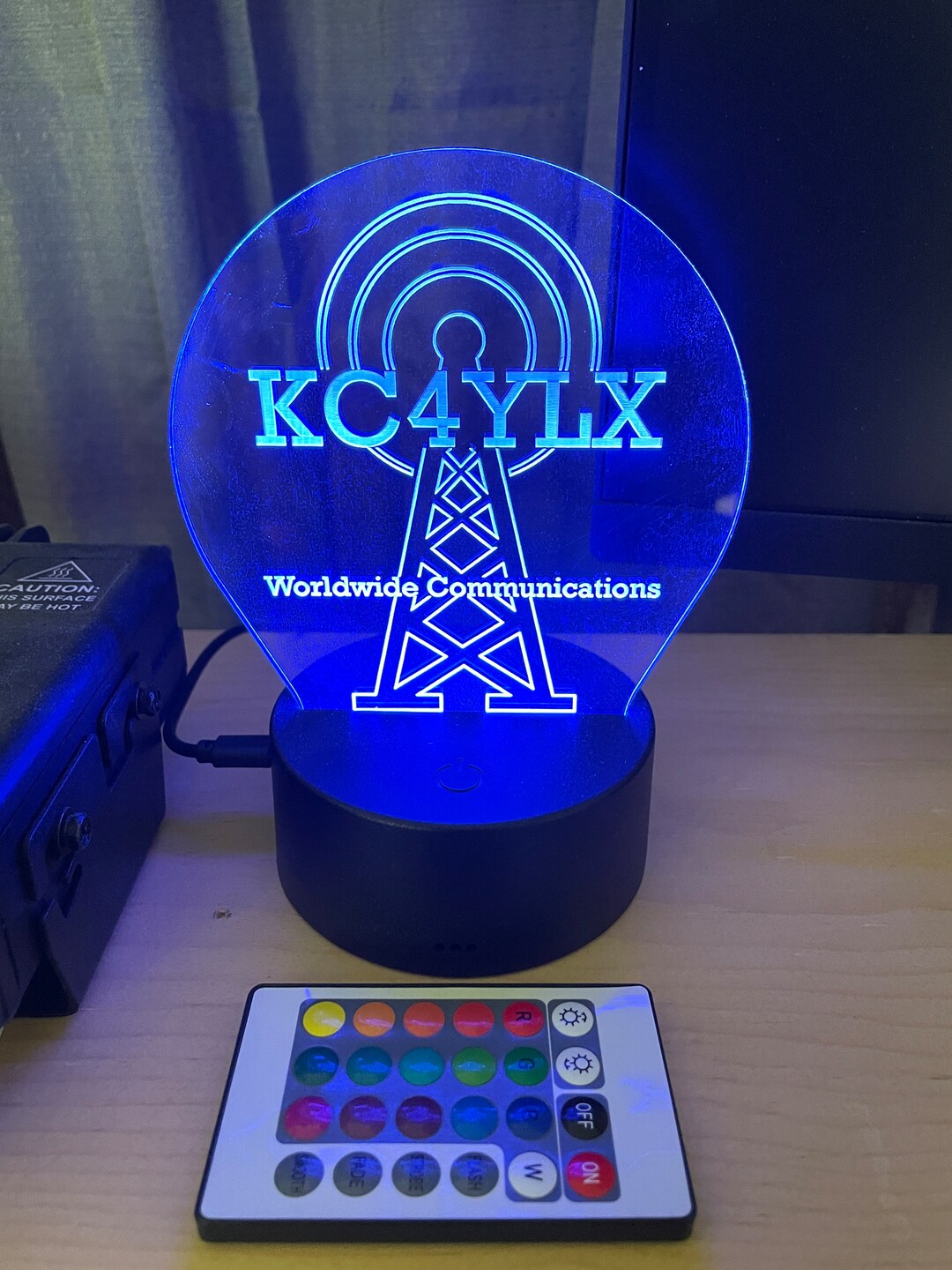 Amateur Ham Radio Callsign LED Base Transmitting Tower Personalized - Etsy