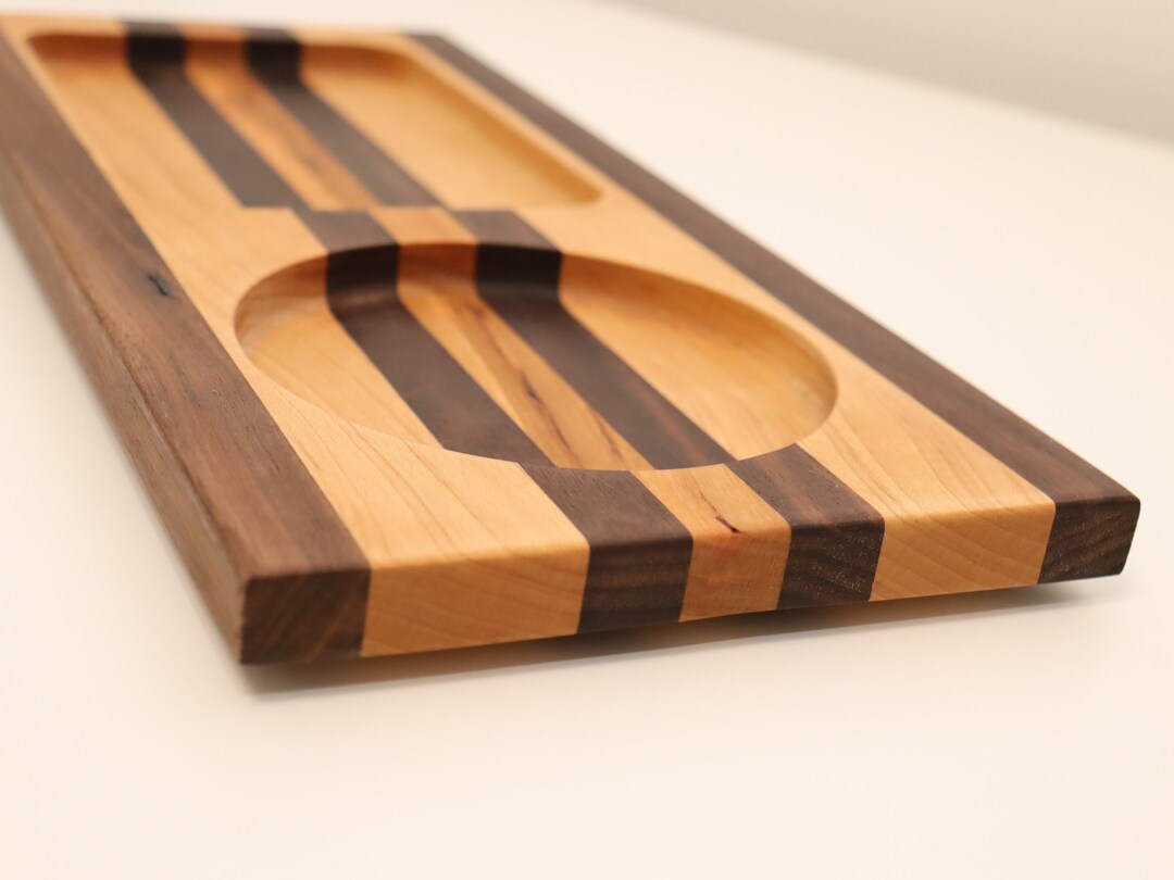 Solid Wood Chips and Dips Charcuterie Serving Tray - Etsy