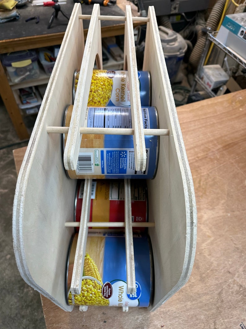 HDCR-6 Rotating Can Rack | Pantry Organization | Prepper Storage ...