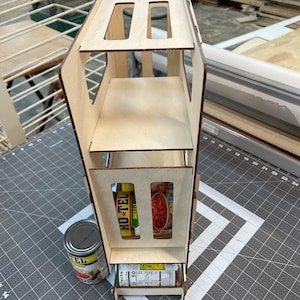 Cr-custom-3 Wooden Can Rack for 10.5oz Canned Food Cans Dispenser ...