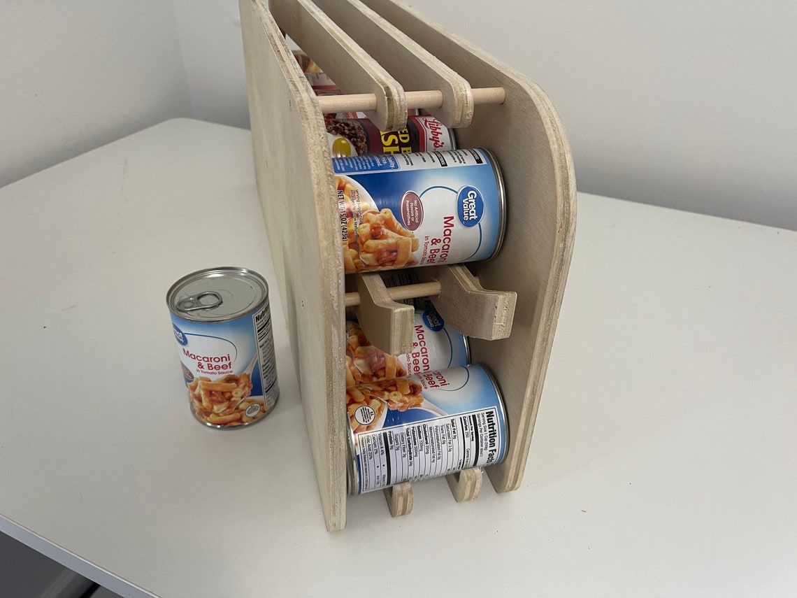 HDCR-2 Rotating Can Rack Pantry Organization Prepper - Etsy