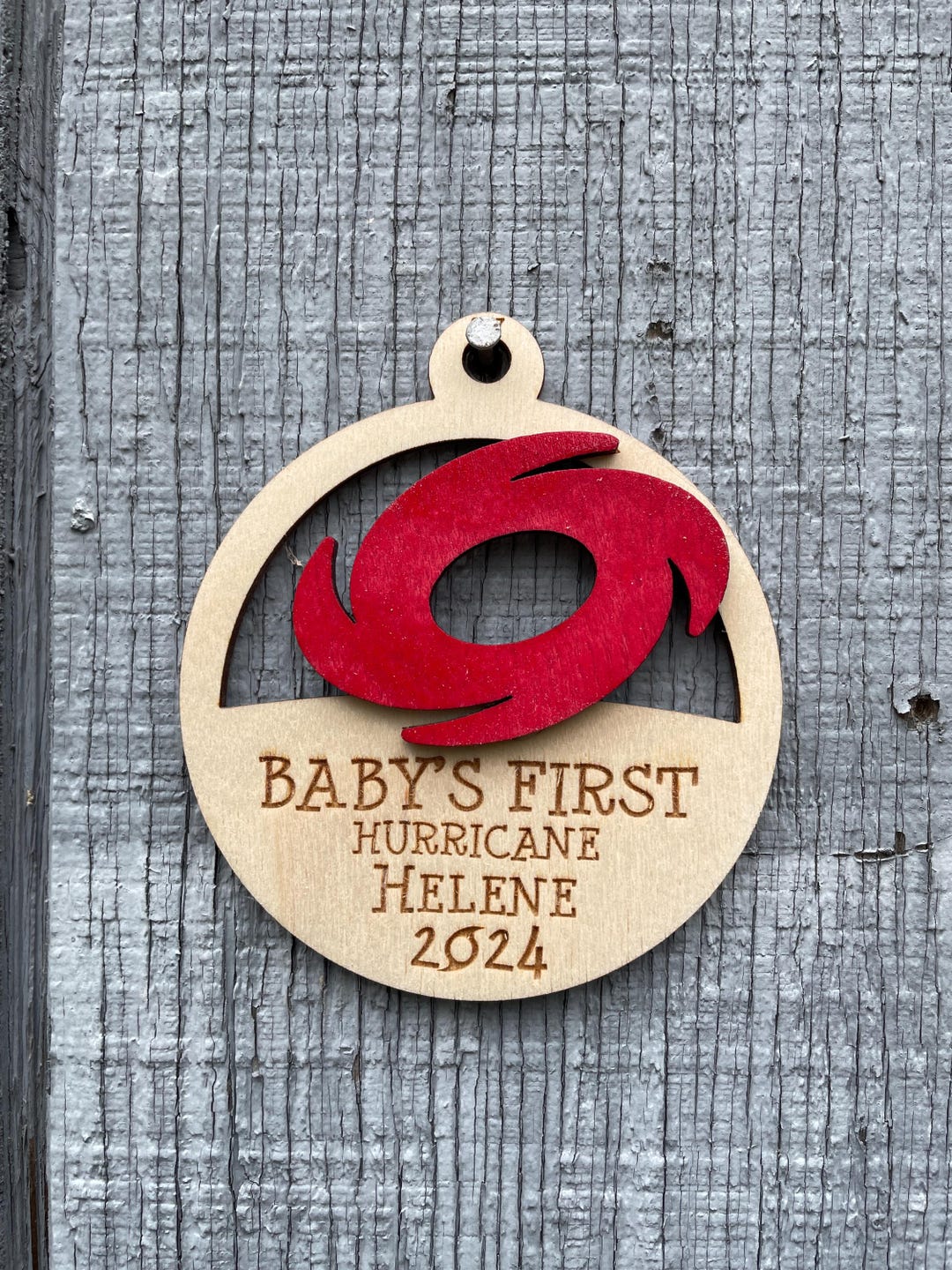 Baby's First Hurricane Helene Ornament for Holiday Christmas Tree Gift ...