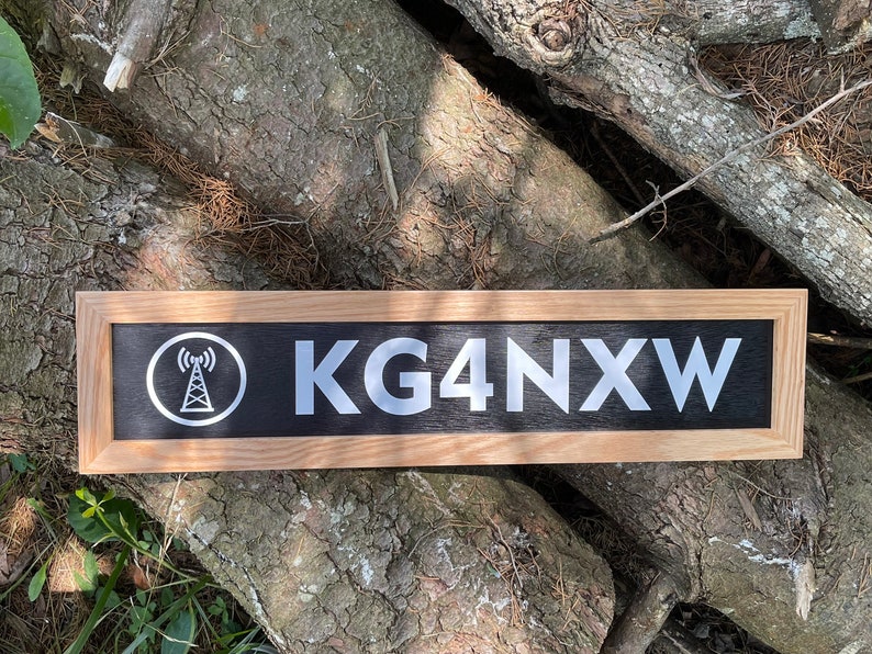 Callsign Plaque for Amateur Radio Operator or GMRS Station. - Etsy