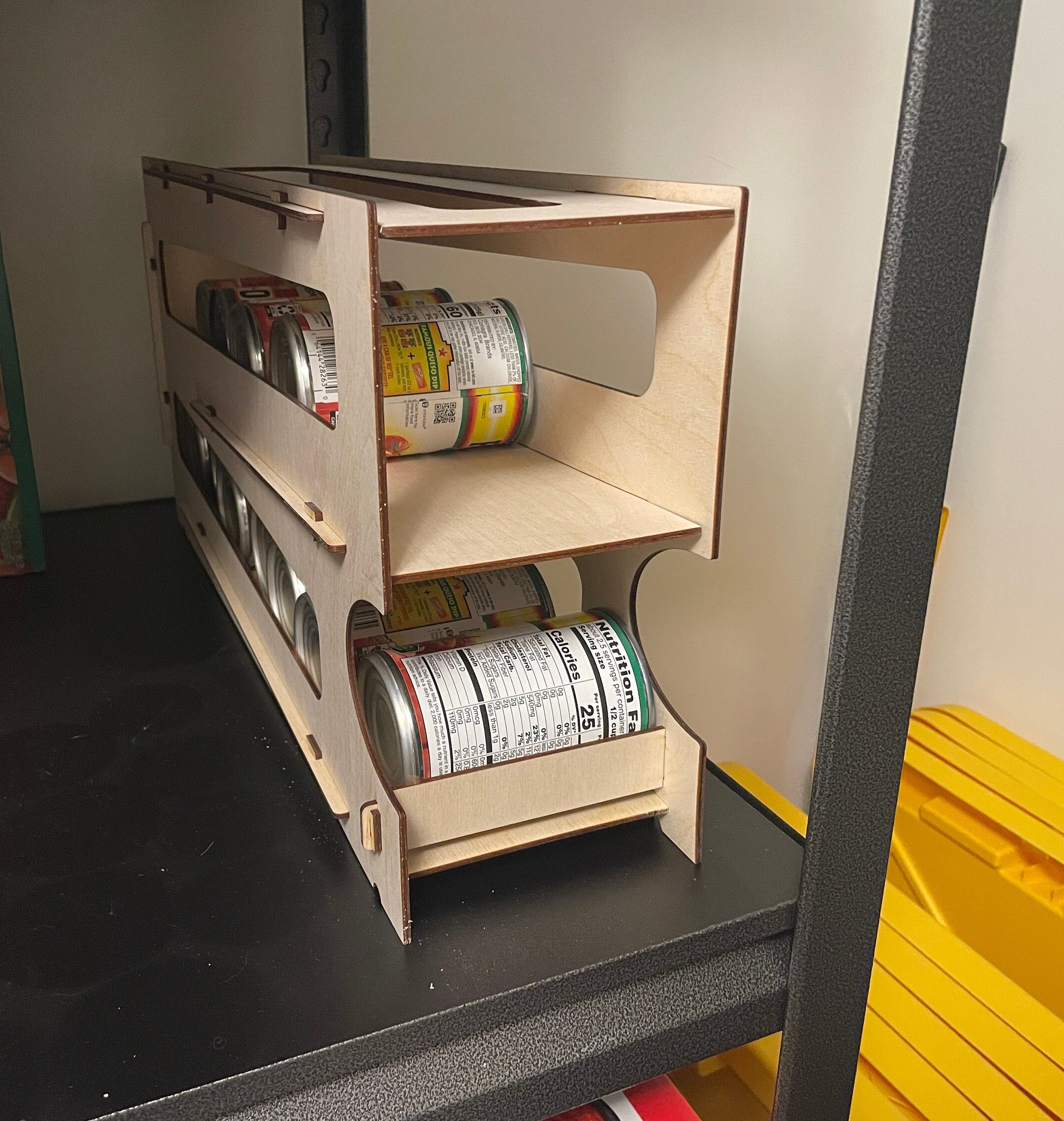 CR-1 Wooden Can Rack Dispenser Organizer - Etsy