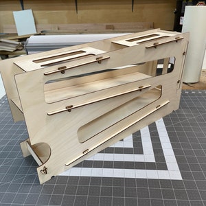 Digital SVG of CR-4 Rotating Can Rack for Makers and DIY. Laser Cut ...