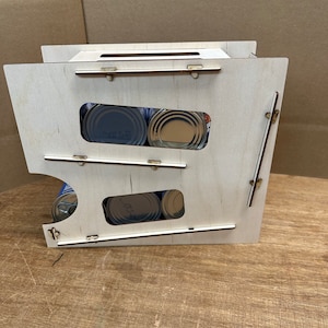 Crmini-1 Wooden Can Rack Dispenser Organizer for Upper Cabinets and ...