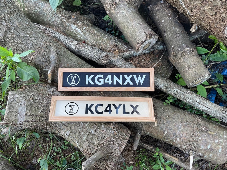 Callsign Plaque for Amateur Radio Operator or GMRS Station. - Etsy