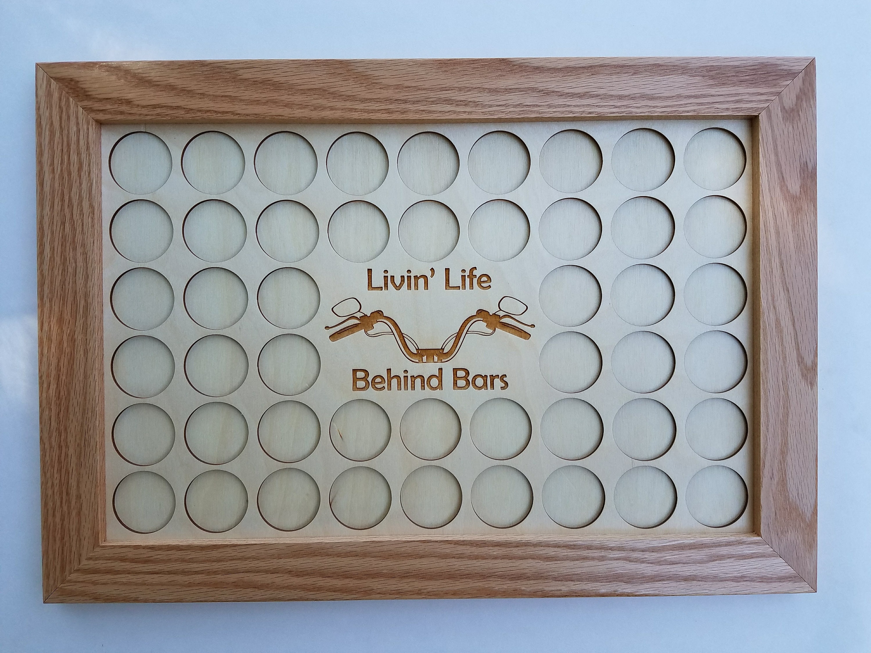 Poker Chip Display Frame for Harley Davidson and Other - Etsy