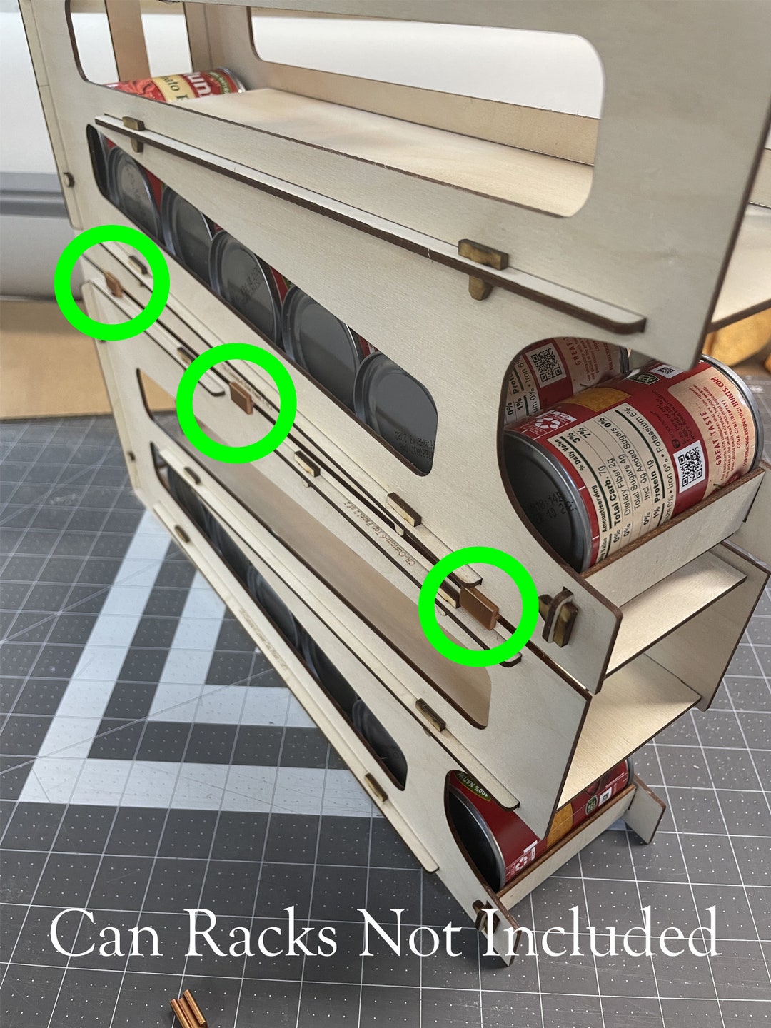 Can Rack Stackers for Mountain View Wood Works CR Can Racks - Etsy