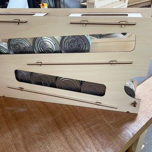 Digital EPS SVG of Rotating Can Rack for Makers and DIY. Laser Cut File ...