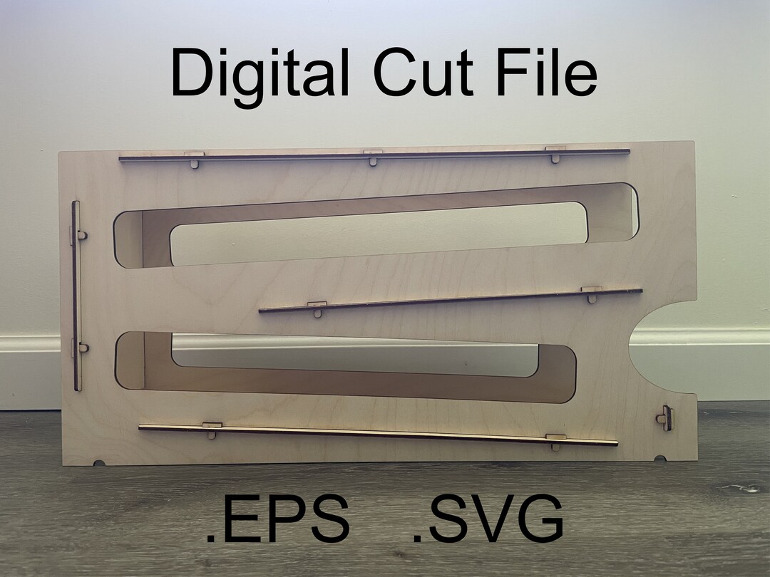 Digital SVG of Rotating Can Rack for Makers and DIY. Laser Cut File - Etsy