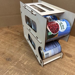 Crmini-1 Digital SVG of Rotating Can Rack for Makers and DIY. Laser Cut ...