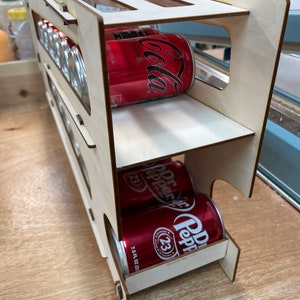 Wooden Can Rack: 7oz Mini Soda Dispenser, Pantry Organizer - Etsy