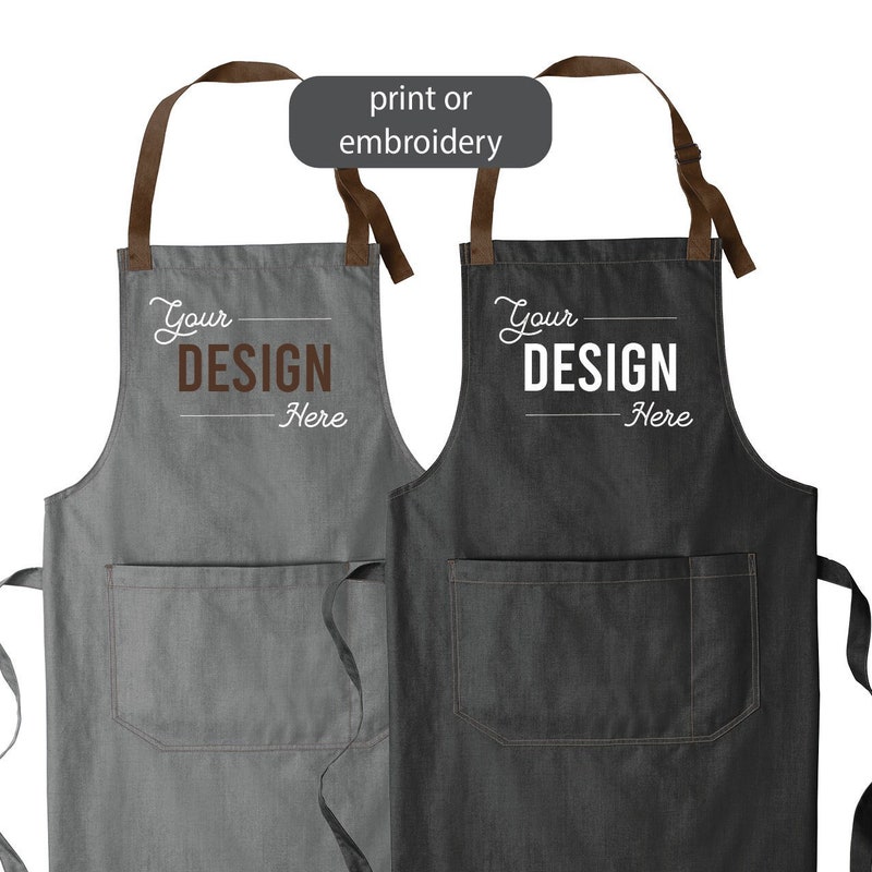 Custom Logo Apron - Etsy