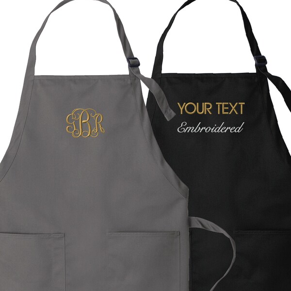 Monogrammed Aprons - Etsy
