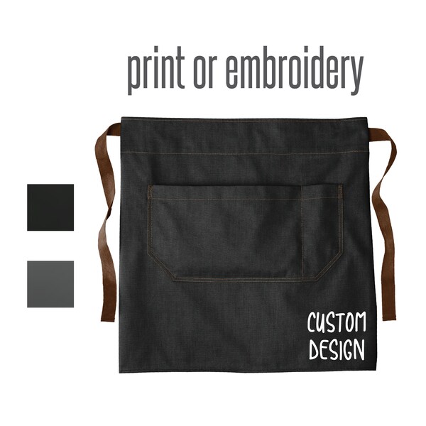 Half Apron Custom Embroidery - Etsy