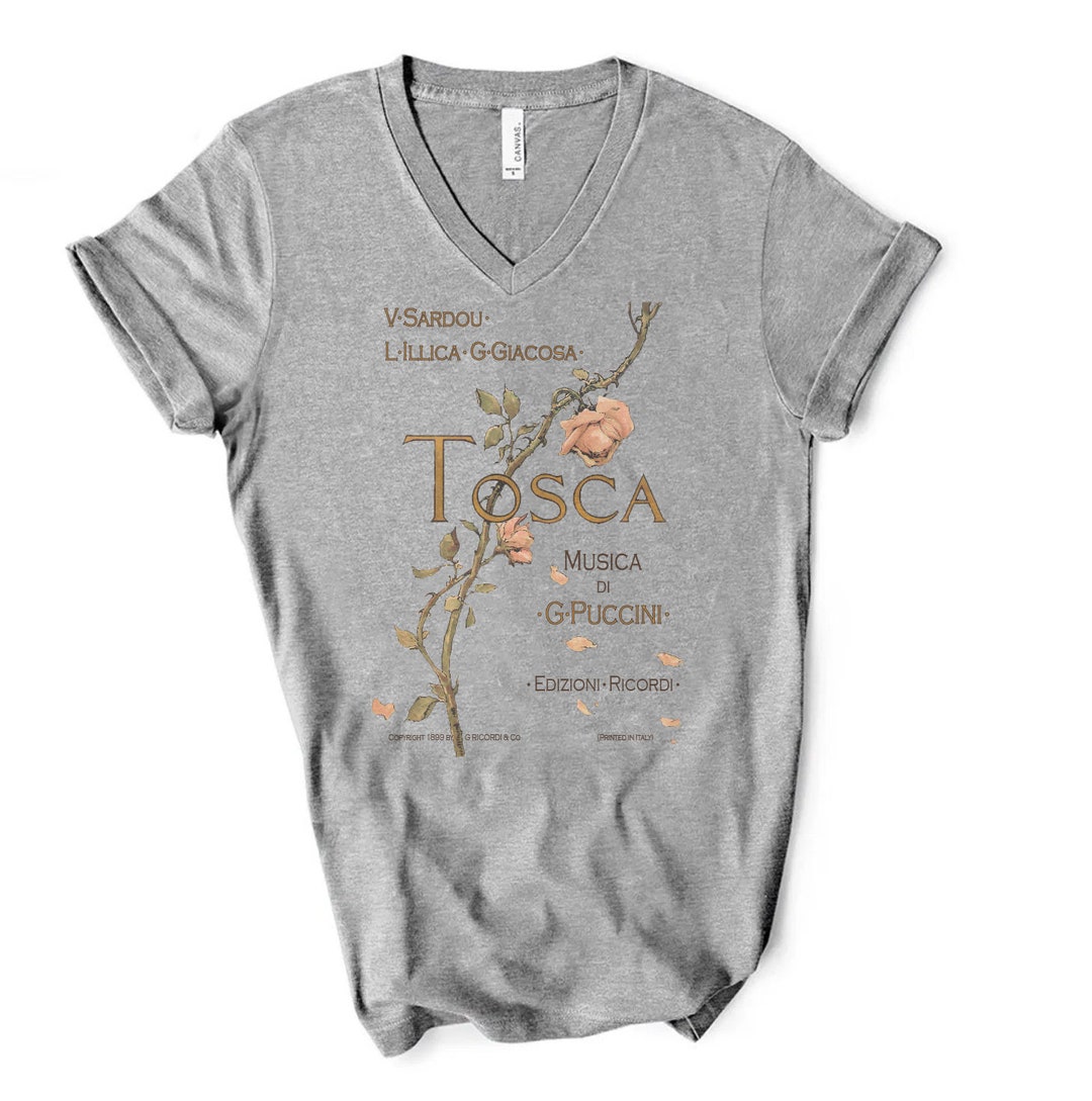 Tosca by Giocomo Puccini Shirt Puccini T-shirt Tosca Puccini - Etsy