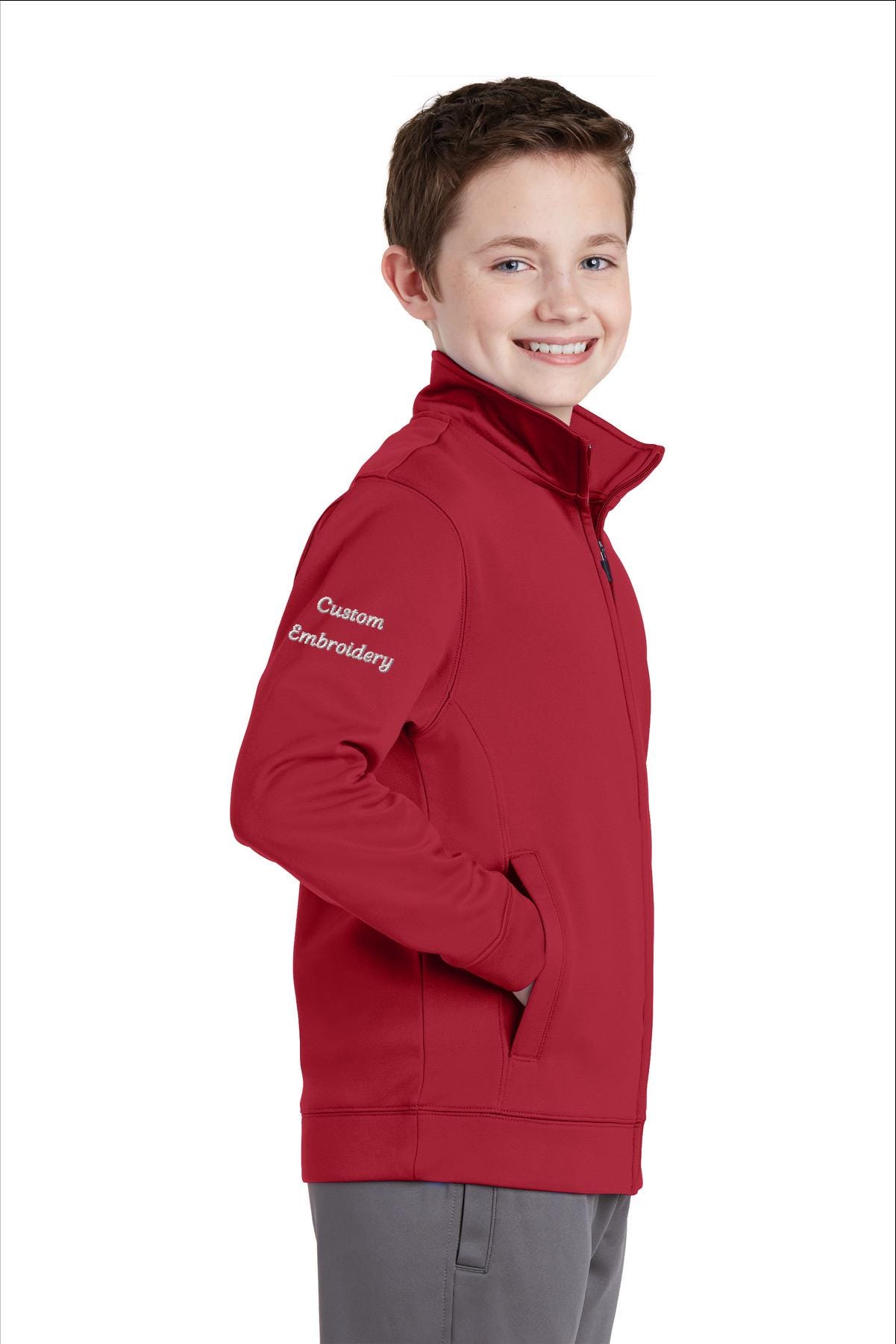 Custom Embroidered Sport-tek Sport-wick Full-zip Track Jacket ...
