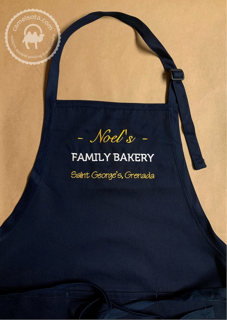 Custom Apron Custom Embroidered Apron Custom Monogrammed - Etsy