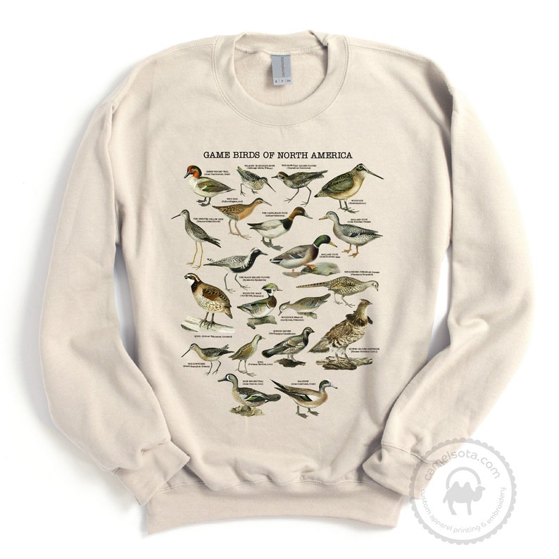 Game Birds of North America Shirt & Sweatshirt, Bird Watcher Gift ...