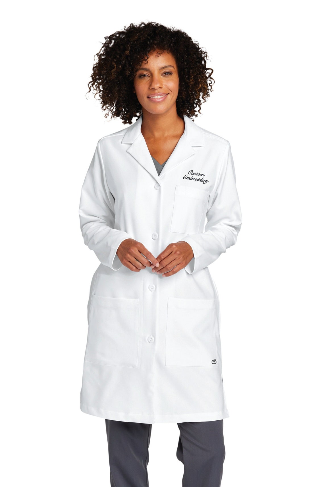 Women's Lab Coat Embroidered Medical Hospital Doctor Nurse - Etsy